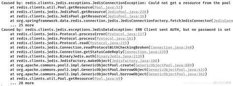 【redis异常】redis clients jedis exceptions jedisdataexception err client