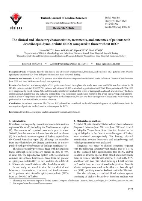 Pdf The Clinical And Laboratory Characteristics Treatments And