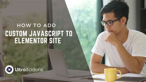 how to add custom javascript to elementor site