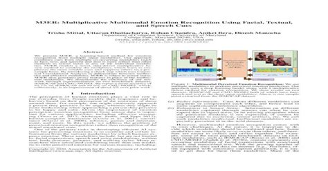 M3er Multiplicative Multimodal Emotion Recognition Using Figure 1