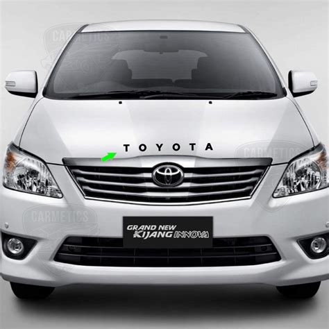 Buy Carmetics Toyota 3d Letters 3d Stickers Bonnet Logo Emblem Decals