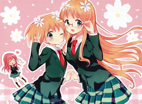 Takayama Haruka Sonoda Yuu And Sonoda Mitsuki Sakura Trick Drawn By