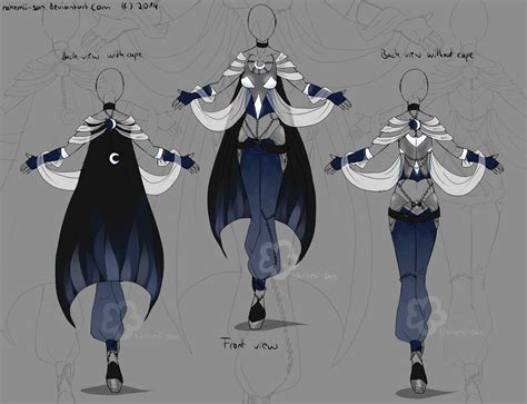 Blue Fantasy Design By Nahemii San On Deviantart Fashion Design