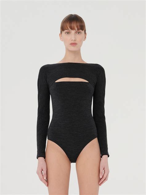 Buy Wolford The Kimono Slit Body Black At 20 Off Editorialist