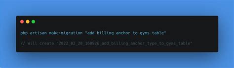 using quotes in migration names in laravel tutsplanet