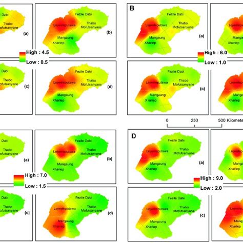 Spatial Distribution Of The Drought Severity Return Levels For The