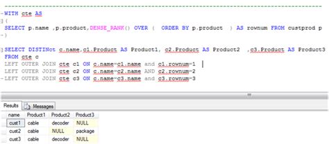 sql server ssis package sql server convert rows into columns