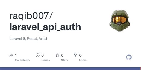 github raqib007 laravel api auth laravel 8 react antd