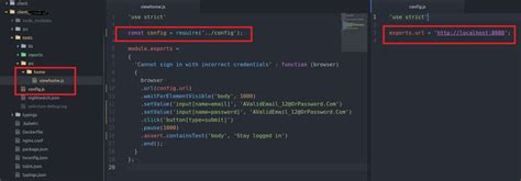 javascript what s wrong with this simplest node js module definition