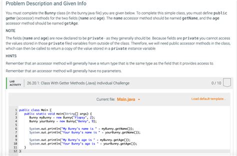 problem description and given info you must complete