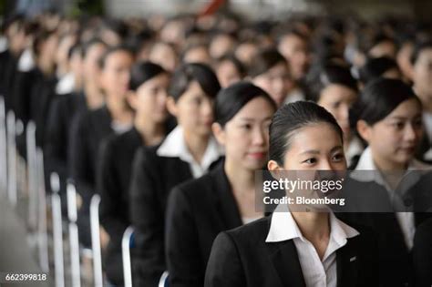 All Nippon Airways Corp New Hires Attend Initiation Ceremony Photos And