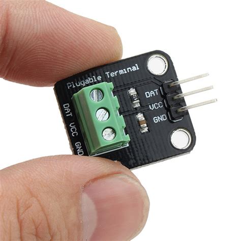 ds18b20 temperature sensor module waterproof probe terminal adapter for