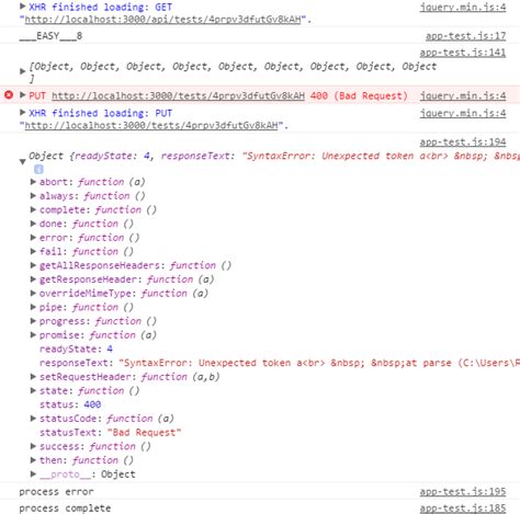 jquery ajax put json