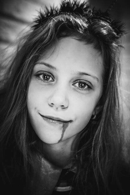 Premium Photo Close Up Portrait Of Smiling Girl