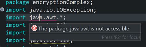 package how do i correctly import java awt with the