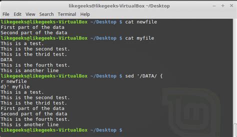 31 examples for sed linux command in text manipulation like geeks