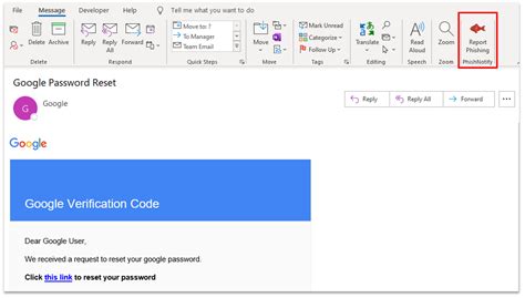 using phishnotify on outlook desktop web mobile phishsim
