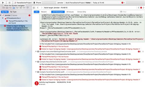 xcode migrating from parse to back{4}app new parse sdk is throwing