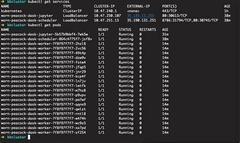 kubernetes why does my dask client show zero workers cores and
