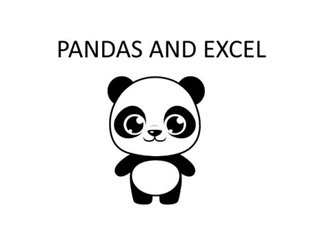 introduction to pandas with excel python programming