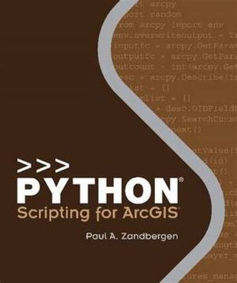 python scripting for arcgis nhbs academic and professional books