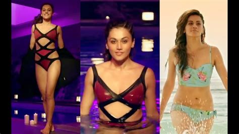 Taapsee Pannu In Hot Bikini Judwaa 2 Dont Miss Youtube