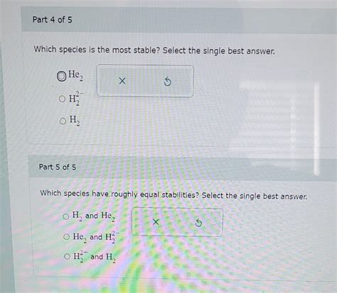 Solved Consider H22− H2 And He2 And Compare Their Relative