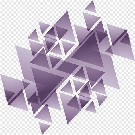 Geometrie Driehoek Abstracte Kunst Euclidische Combinatie Paarse