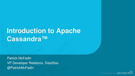 introduction to apache cassandra
