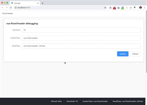 fixed header component for vue js vue fixed header