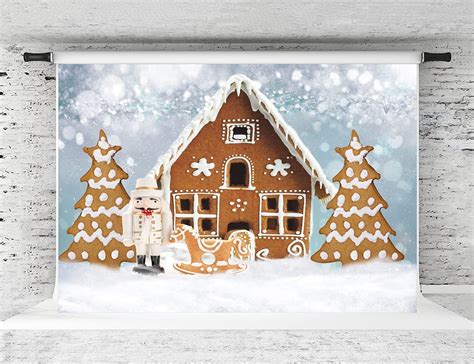 Kate Gingerbread House Backdrop Christmas Backdrops Xmas
