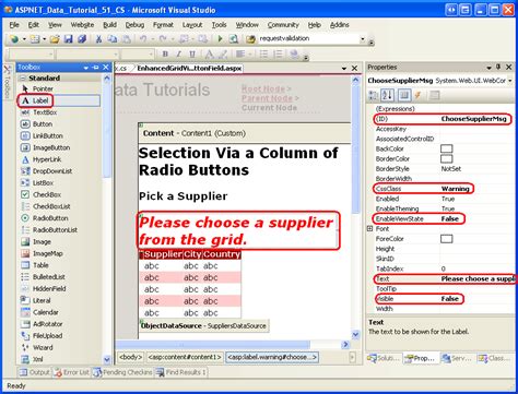 adding a gridview column of radio buttons vb microsoft