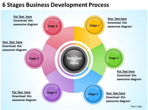 business management structure diagram 6 stages development