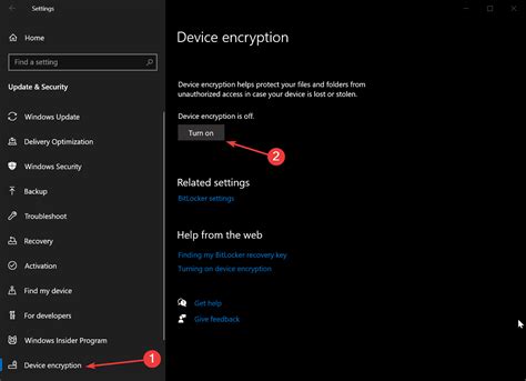 How To Enable Device Encryption On Windows 10 Windowstip