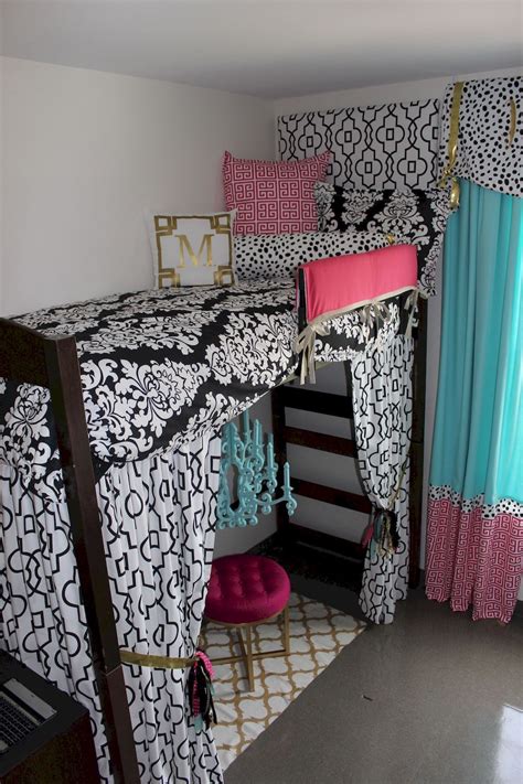100 Cute Loft Beds College Dorm Room Design Ideas For Girl 21 Dorm