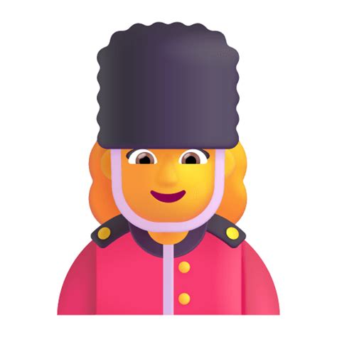 Woman Guard 3d Default Icon Fluentui Emoji 3d Iconpack Microsoft