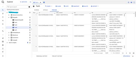 mongodb to bigquery data ingestion and post processing using dataflow