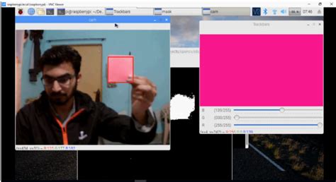 use raspberry pi and opencv to visualize images in different color