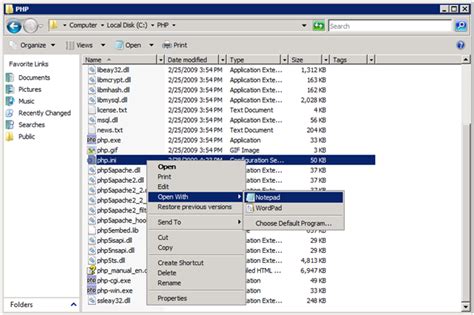 install and configure fastcgi and php 5 2 9 on iis 7 windows server