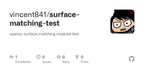 github vincent841 surface matching test opencv surface matching