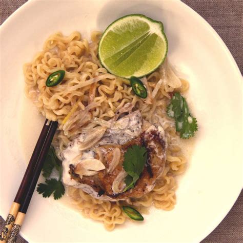Thai Chicken Ramen Recipe Ian Knauer Food And Wine
