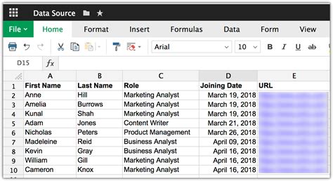 how to setup fields for document merge