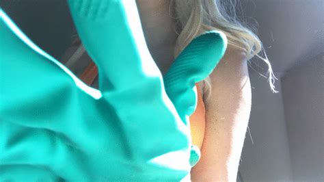 Rubbing Boobs With Rubber Gloves Misscassiegray Clips4sale