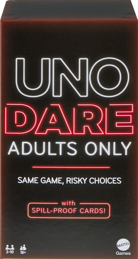 Uno Dare Adults Only Card Game For Adult Game Night
