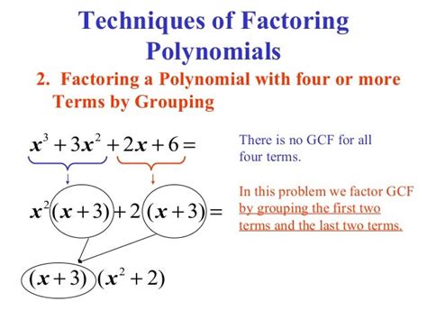 How To Factor A Cubic Polynomial With Three Terms How To Factor Cubic