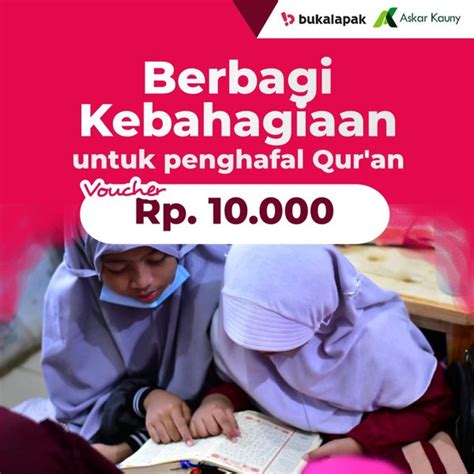 Jual Sedekah Untuk Santri Yatim Dhuafa Penghafal Alquran Senilai 10 000