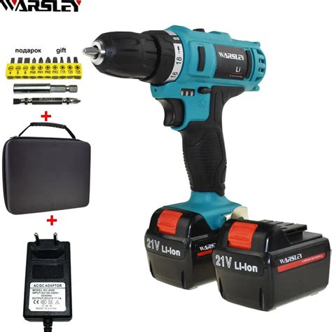 21v Power Tools Electric Screwdriver Cordless Drill Electric Drill