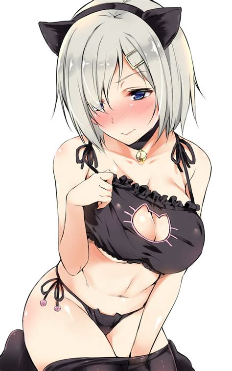 naughty cat keyhole lingerie exposes serious pussy sankaku complex