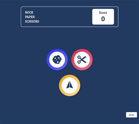 rock paper scissors game built using react js