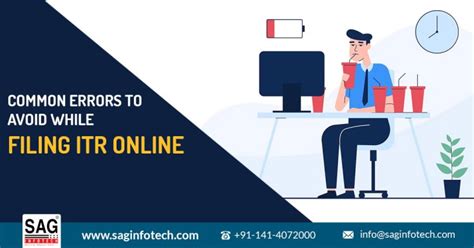 Most Common 7 Errors To Avoid During Online Itr Filing Sag Infotech